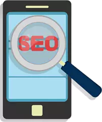 Icona di SEO mobile