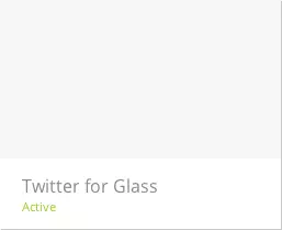 Twitter выдаляе свой Google Glass App 9181_2