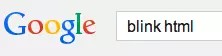 Google Blink HTML ლოგო