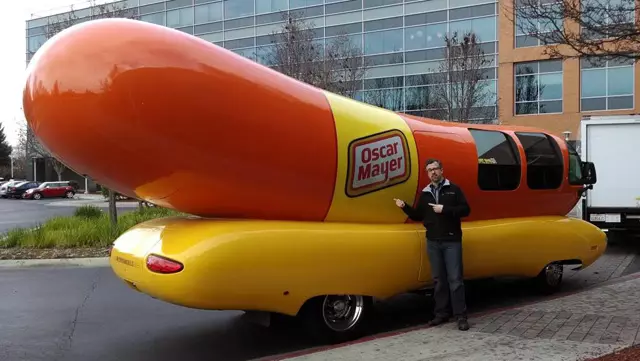 Oscar mayer weenermobile ee Google